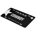 Texas Cowboy License Plate | Zazzle