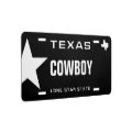 Texas Cowboy License Plate | Zazzle