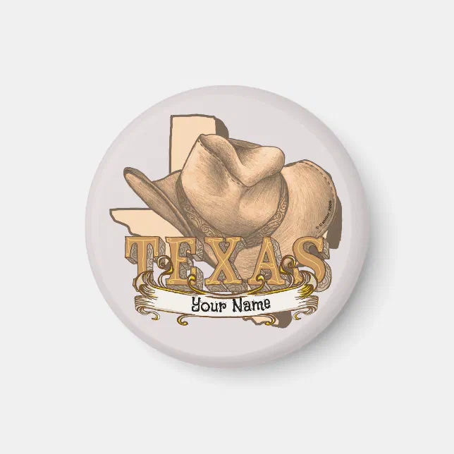 Texas Cowboy Magnet | Zazzle