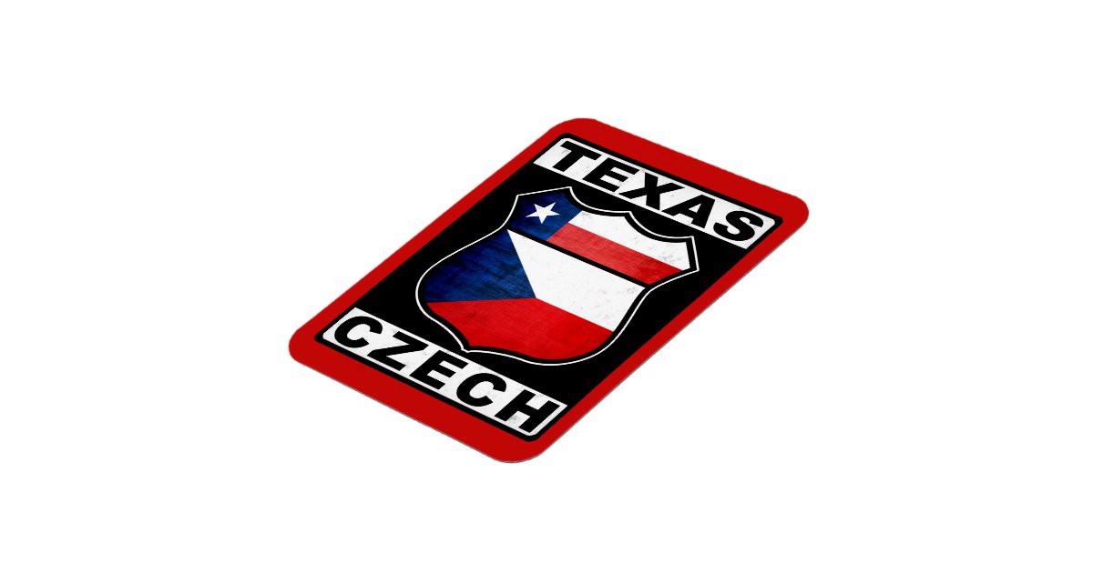 Texas Czech American Magnet | Zazzle