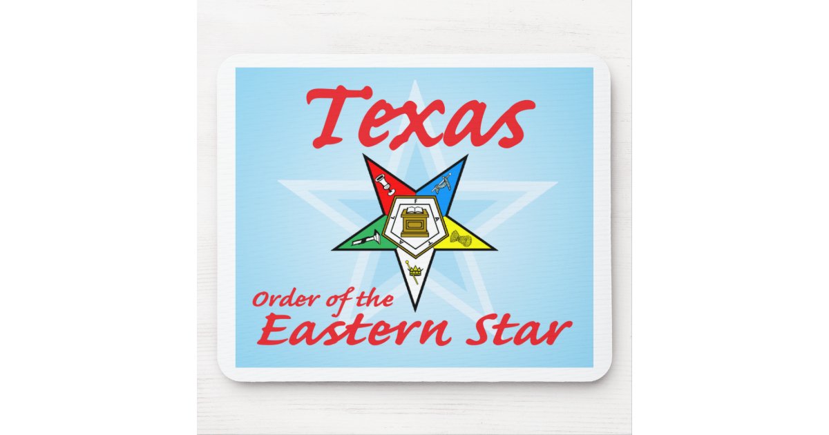 Texas Eastern Star Mouse Pad | Zazzle