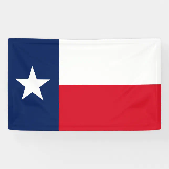 TEXAS Flag - Banner | Zazzle
