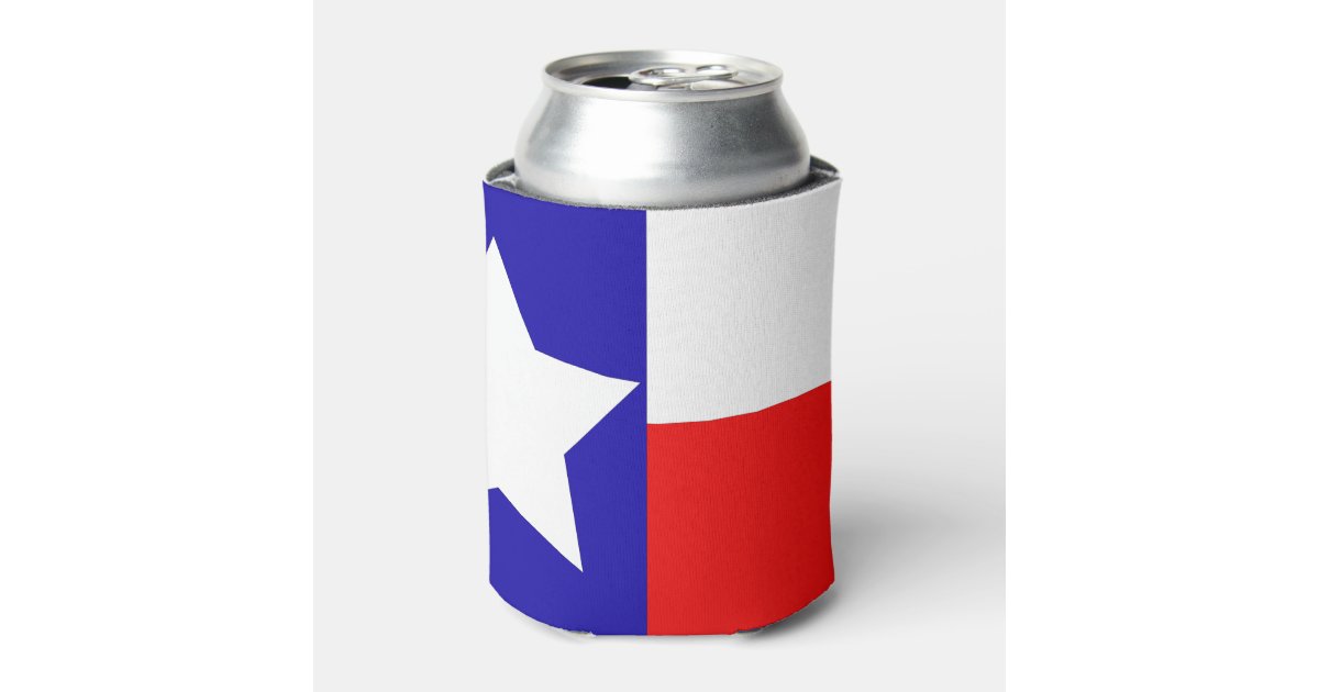 Texas Flag Can Cooler | Zazzle