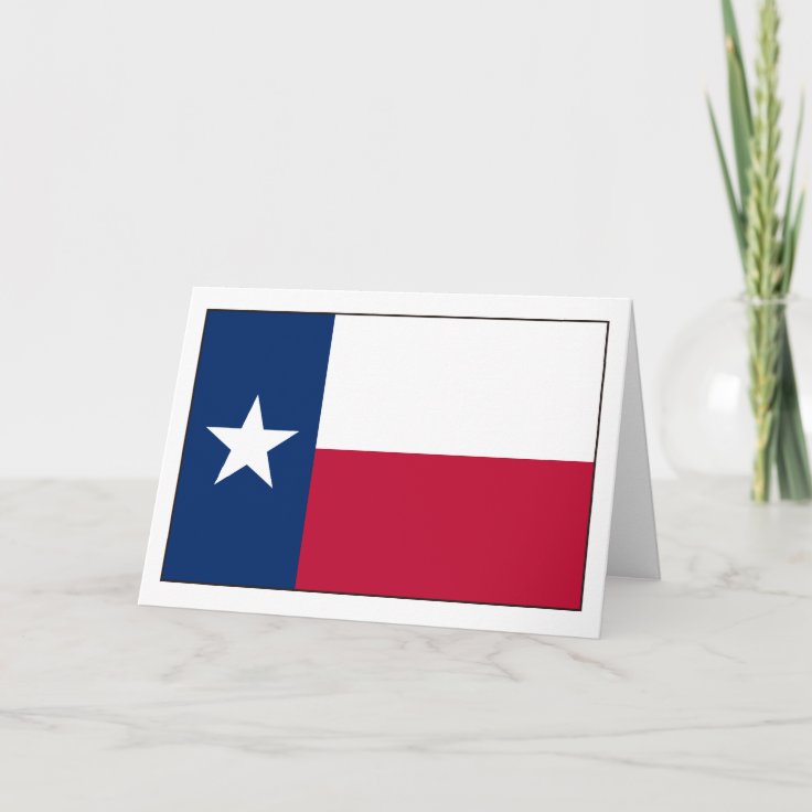 Texas Flag Card | Zazzle
