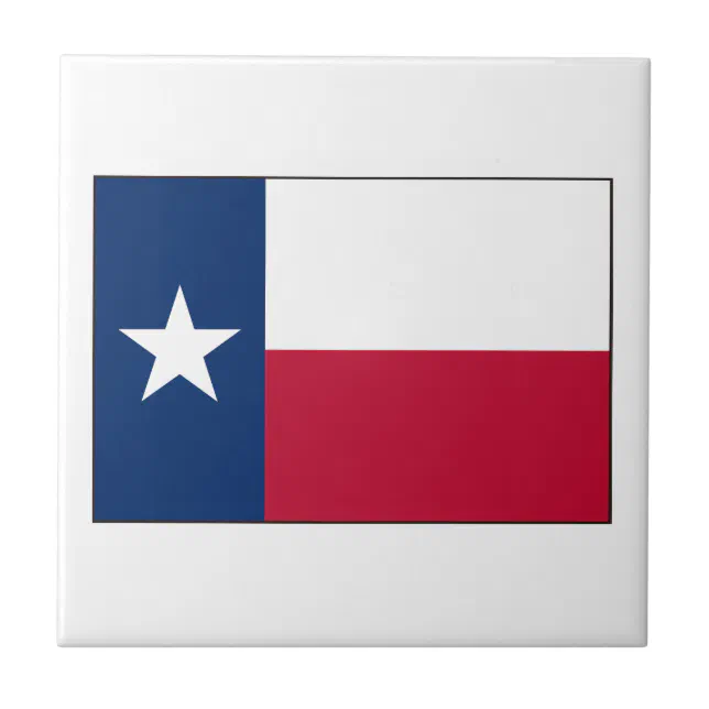 Texas Flag Ceramic Tile | Zazzle