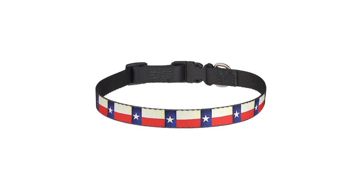 Texas Flag Dog Collar | Zazzle
