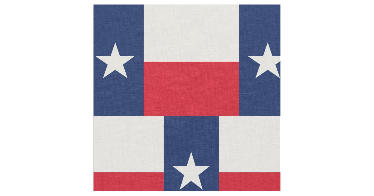 TEXAS Flag Fabric | Zazzle