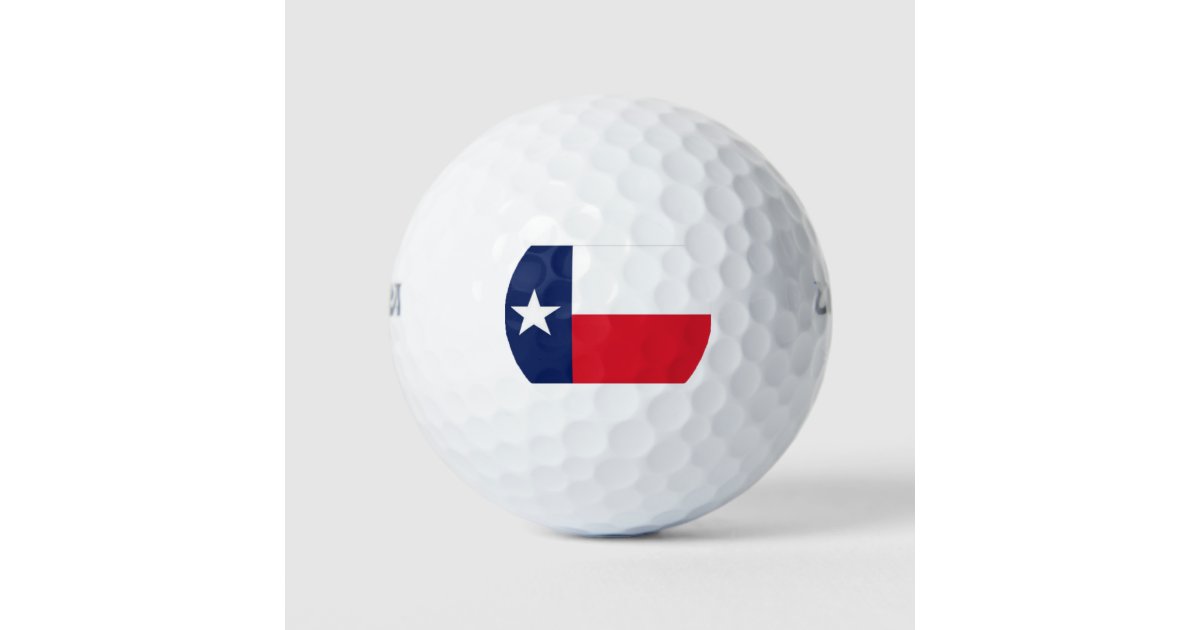 TEXAS FLAG GOLF BALLS | Zazzle