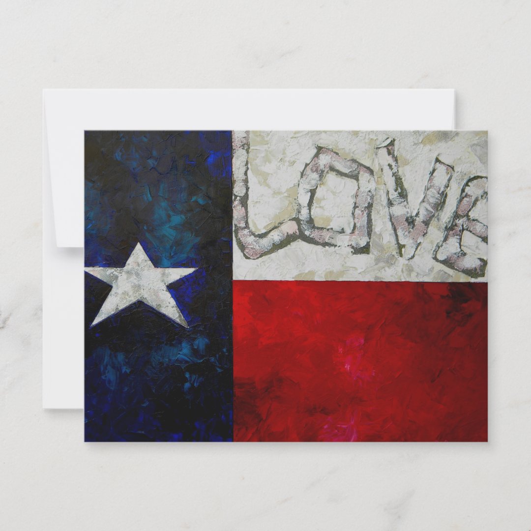 Texas flag invitation | Zazzle
