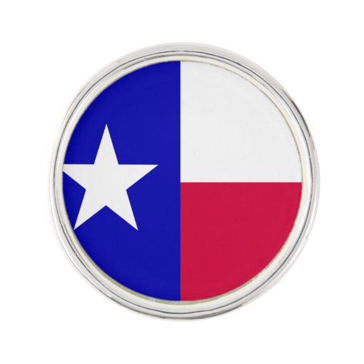 Texas flag lapel pin | Zazzle