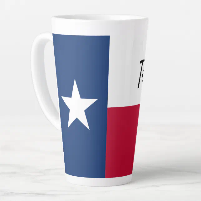 Texas flag latte cup | Zazzle