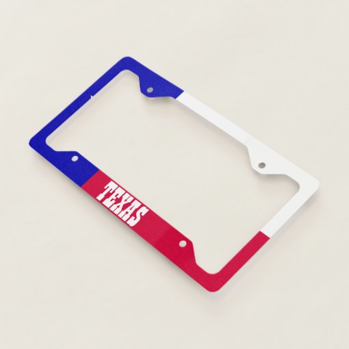 Texas Flag License Plate Frame | Zazzle