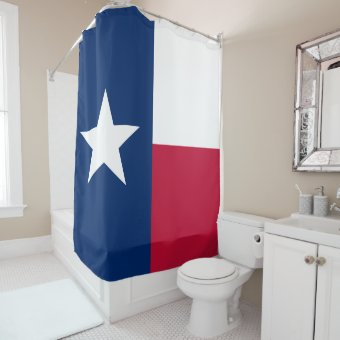 Texas Flag Lone Star State Flag Shower Curtain | Zazzle