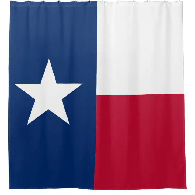 Texas Flag Lone Star State Flag Shower Curtain | Zazzle