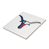Texas Flag Longhorn Ceramic Tile | Zazzle