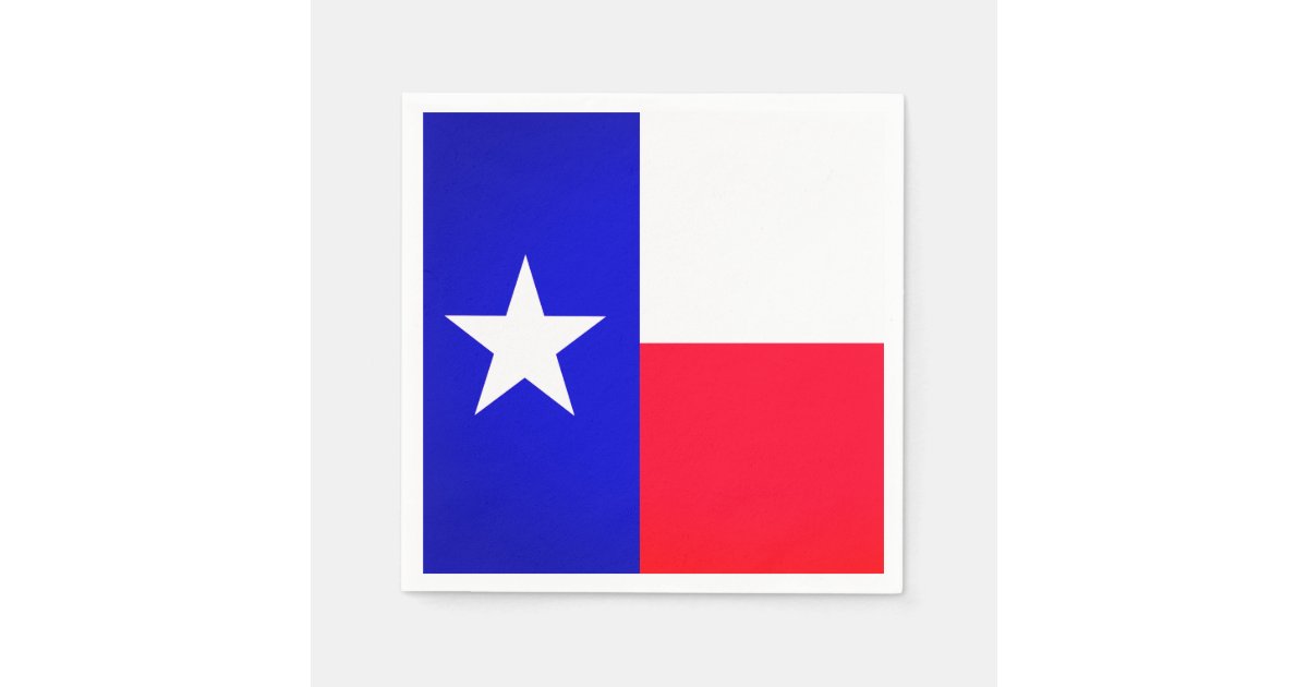 Texas Flag Napkins | Zazzle