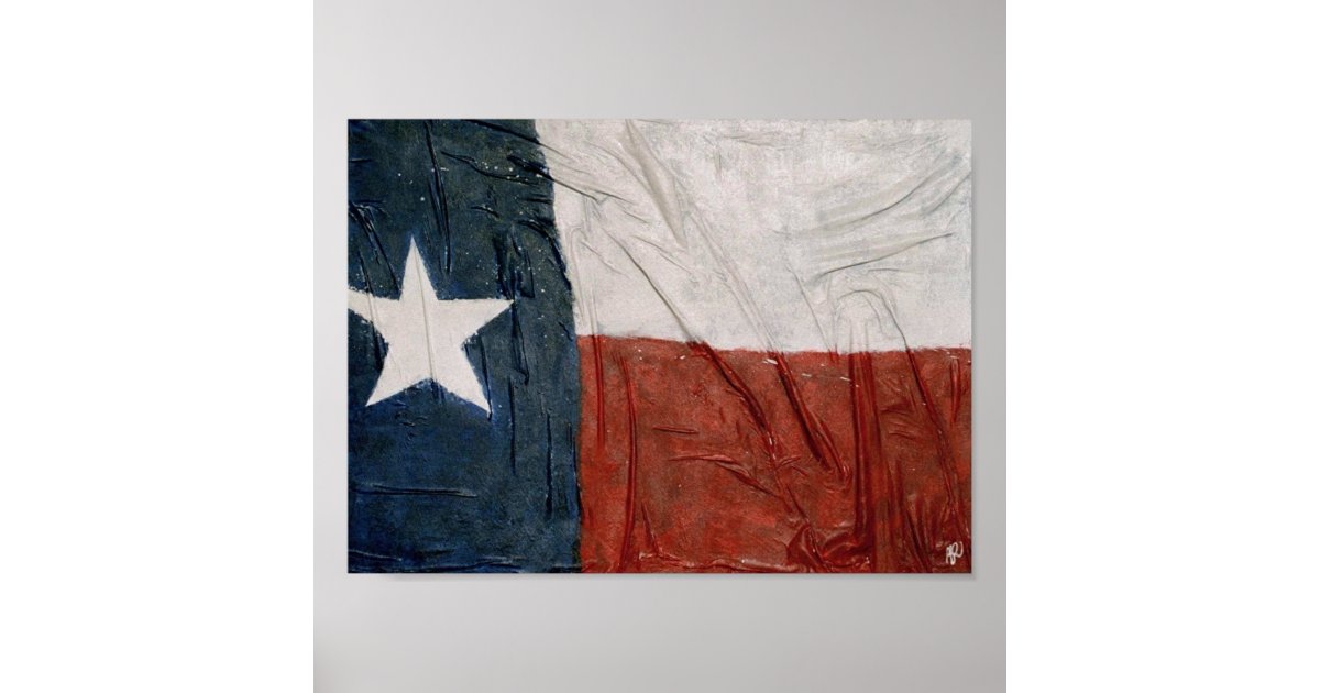 Texas Flag Poster | Zazzle