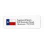 Texas Flag Return Address Label | Zazzle