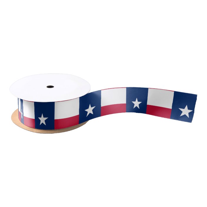 Texas Flag Satin Ribbon | Zazzle.com