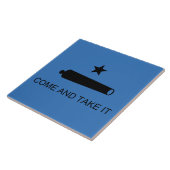 Texas Flag & Spartan Leonidas "Come and Take It!" Ceramic Tile | Zazzle