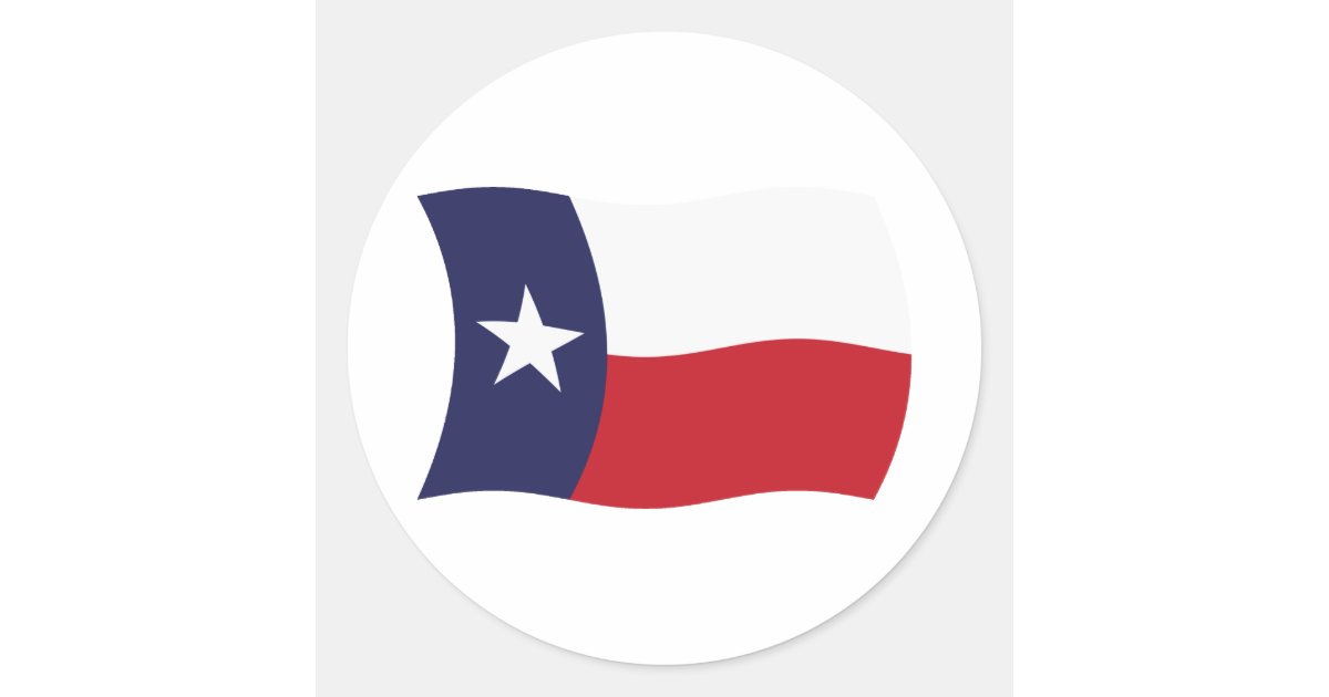 Texas Flag Sticker | Zazzle