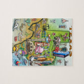 Texas Fun Map Jigsaw Puzzle | Zazzle