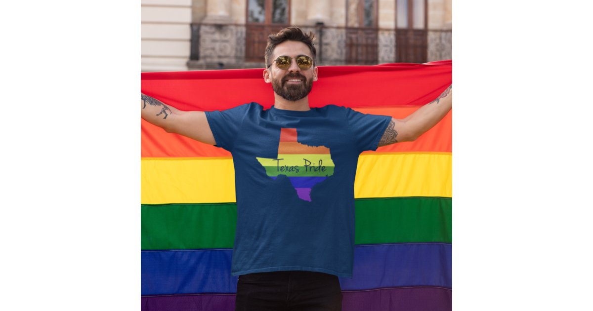 Texas Gay Pride T-Shirt | Zazzle