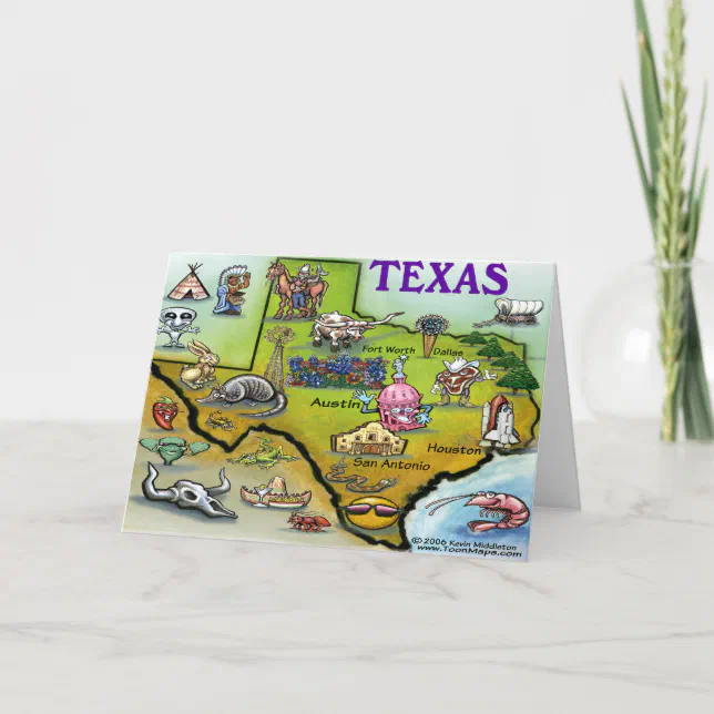 Texas Greeting Card | Zazzle