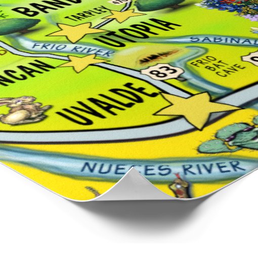 Texas Hill Country Poster | Zazzle