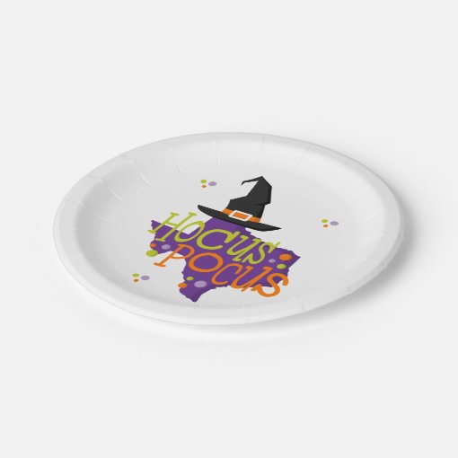 Texas Hocus Pocus Halloween Paper Plates | Zazzle