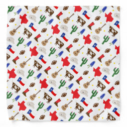 Texas Icons Bandana | Zazzle
