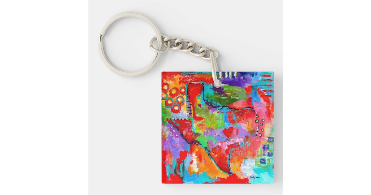 Texas Key-chain by Shelly Jones Keychain | Zazzle