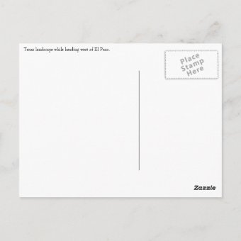 Texas Landscape Postcard | Zazzle