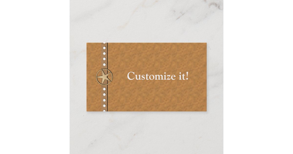 Texas Lone Star Custom Business Cards | Zazzle