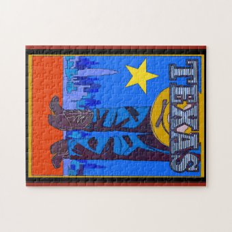 Texas Lone Star Jigsaw Puzzle | Zazzle