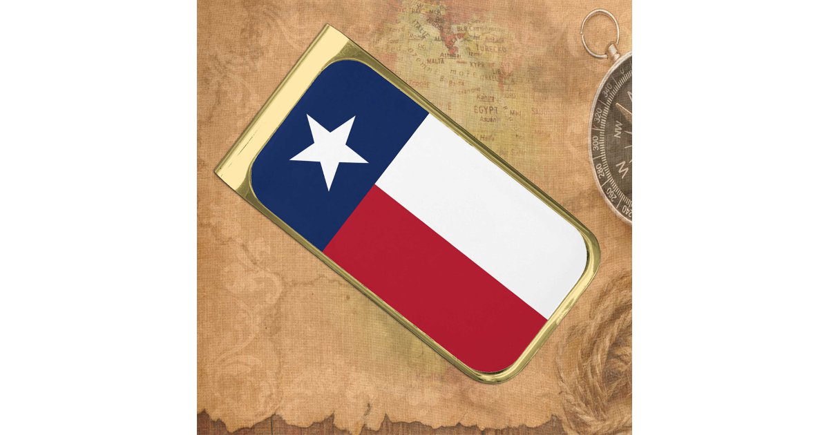 Texas money clip, Texas Flag, USA Gold Finish Money Clip | Zazzle
