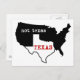 Texas / Not Texas Postcard | Zazzle