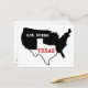 Texas / Not Texas Postcard | Zazzle
