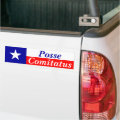Texas Posse Comitatus Bumper Sticker | Zazzle