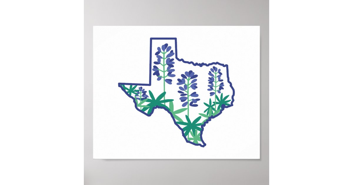 Texas Poster, Texas State Poster, Texan, Texas Poster | Zazzle