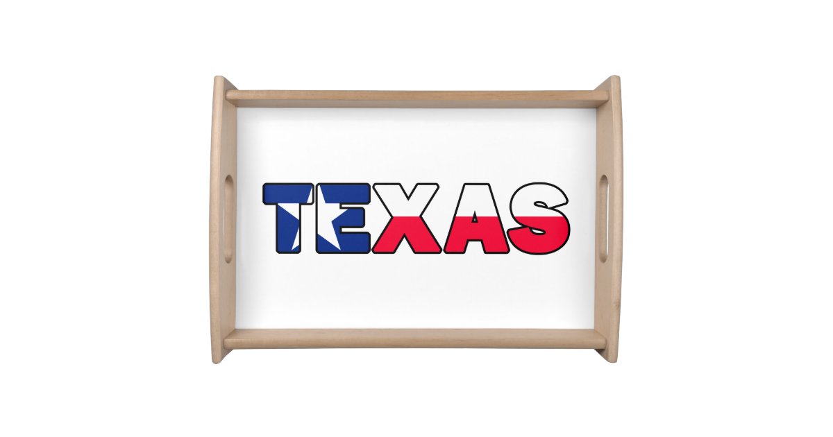 Texas Serving Tray | Zazzle