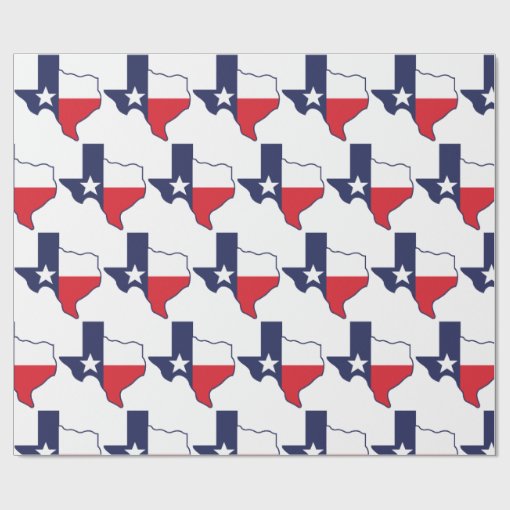 Texas State Birthday Wrapping Paper | Zazzle