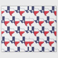 Texas State Birthday Wrapping Paper | Zazzle