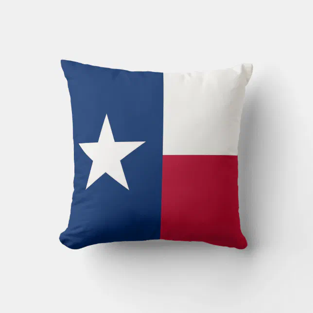 Texas State Flag American MoJo Pillow | Zazzle