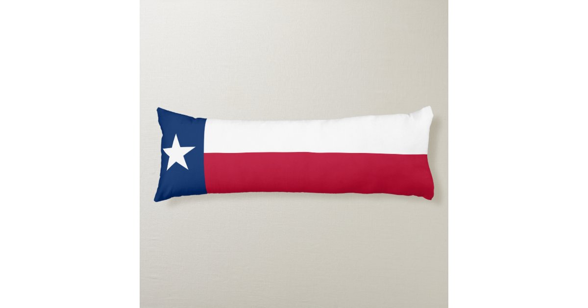 Texas State Flag Body Pillow | Zazzle
