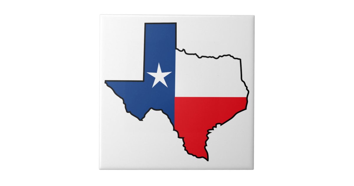 Texas State Flag Ceramic Tile | Zazzle