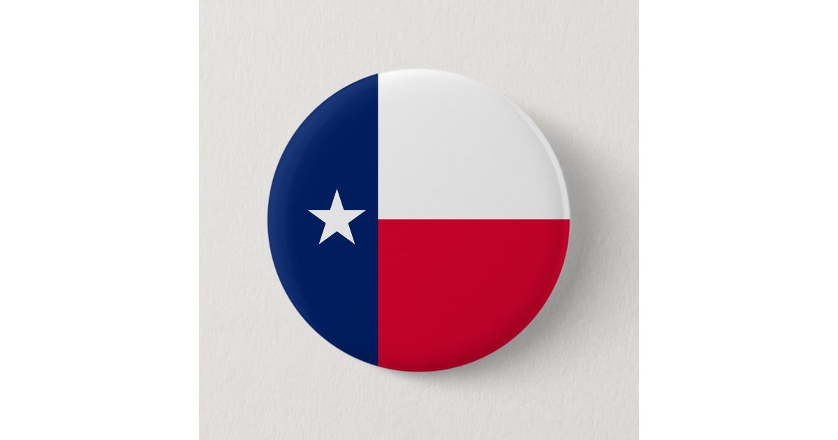 Texas State Flag Design Button | Zazzle