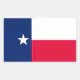 Texas State Flag Design Rectangular Sticker | Zazzle