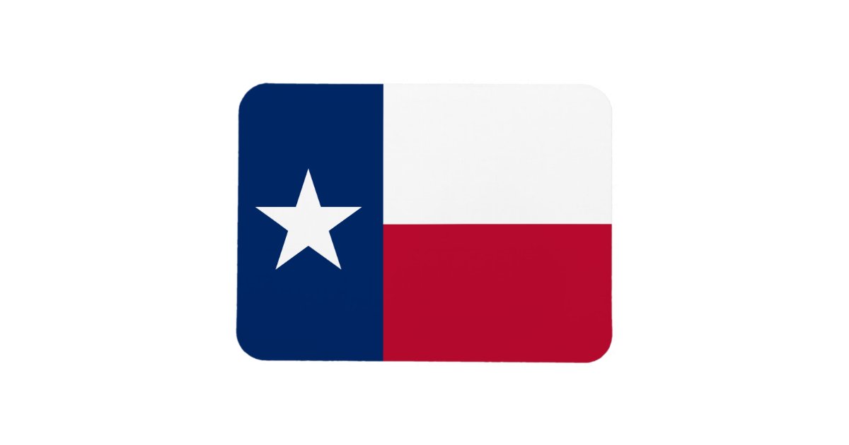 Texas State Flag Magnet | Zazzle