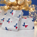 Texas State Flag Map Wrapping Paper | Zazzle